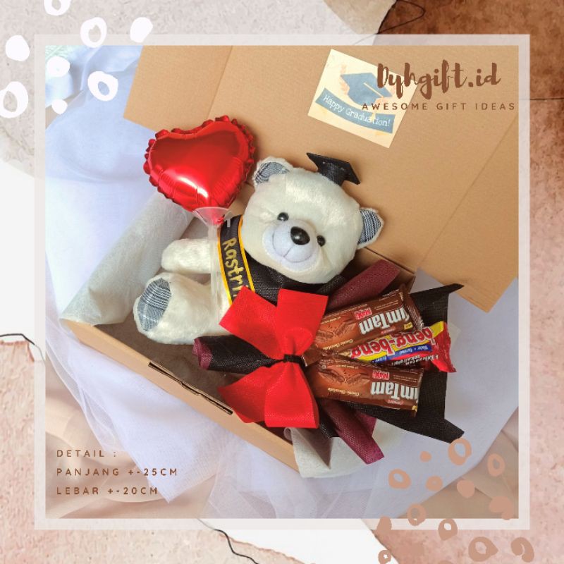 Jual GRADUATION HAMPERS • GRADUATION GIFT BOX • HADIAH WISUDA • SNACK ...