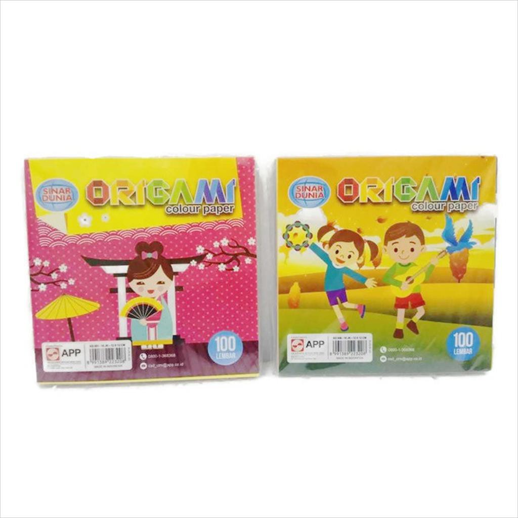 Jual Kertas Lipat Origami Kecil Sidu 12x12cm | Shopee Indonesia