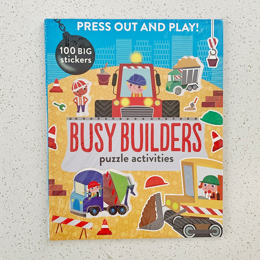 Jual BUSY BUILDERS PUZZLE ACTIVITIES ACTIVITY BOOK BUSY BOOK BBW ...