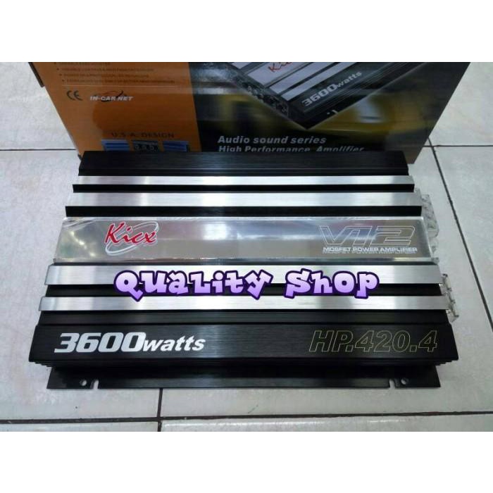 Jual Power Mobil Legendaris 4 Channel Kick Hp-420,4 High Power 3600Watt V12 | Shopee Indonesia
