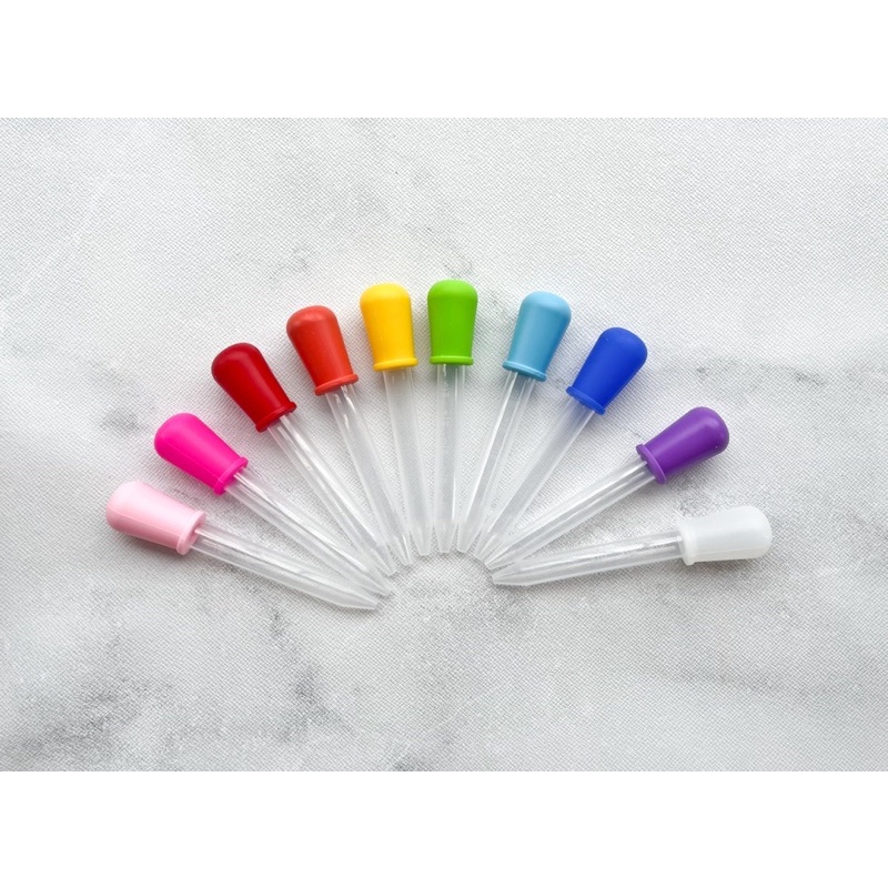 Jual LILOMILO Pipet dropper air anak plastik warna warni/pipet kecil ...