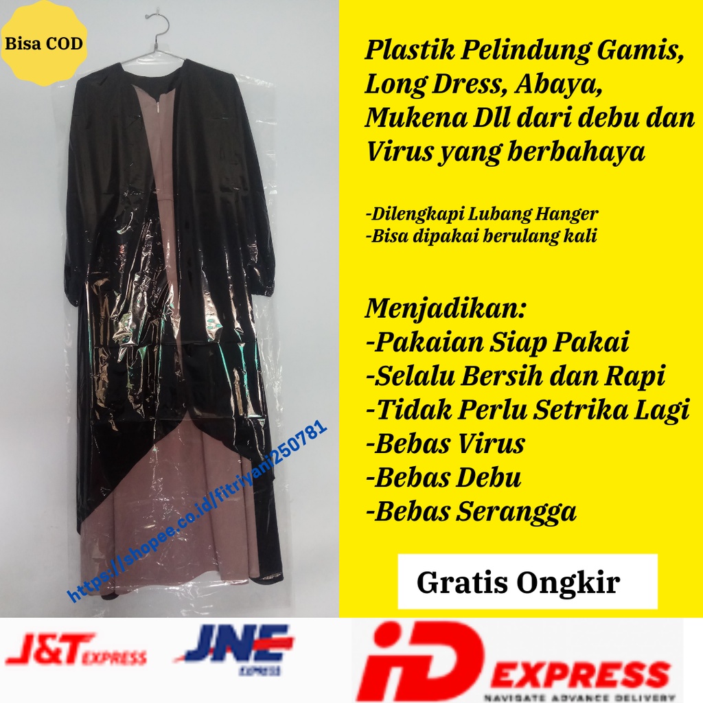 Jual Pelindung Gamis, Gaun, Abaya, Longdress, Mukena dari Debu, Kecoa ...