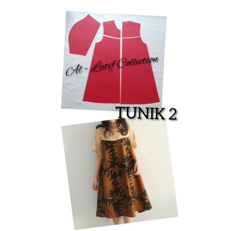 Jual pola jiplak / pola instan GS tunik 2 | Shopee Indonesia