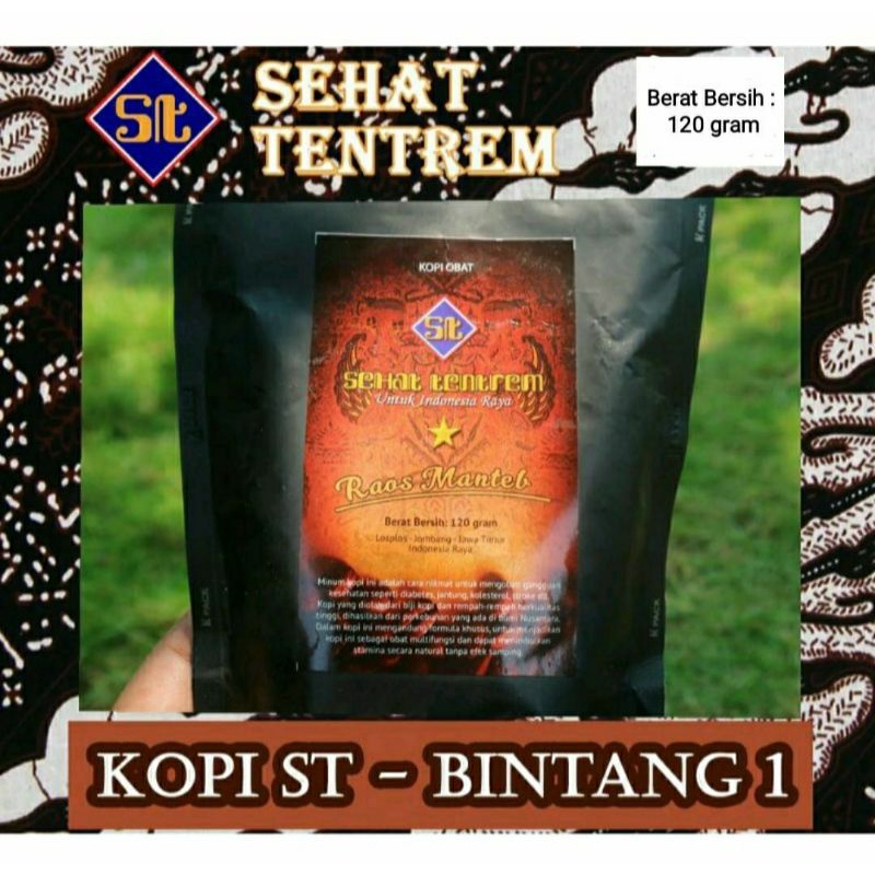 Jual Kopi Obat Sehat Tentrem Bintang 1Raos Manteb. | Shopee Indonesia