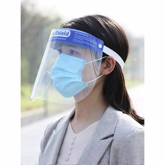 Jual APD FACE SHIELD ALAT PELINDUNG WAJAH PELINDUNG MUKA | Shopee Indonesia