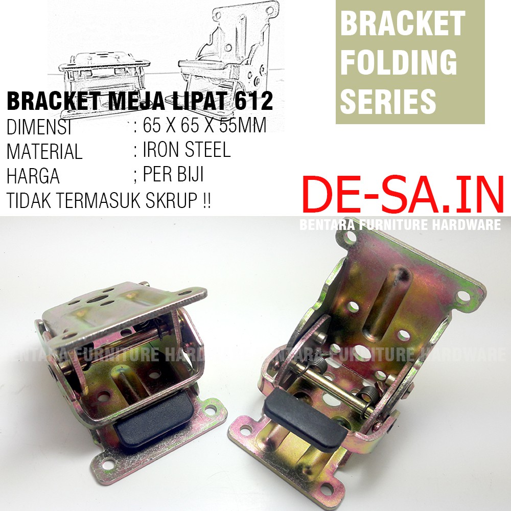 Jual ML- 612 BRAKET KAKI MEJA LIPAT 612 ENGSEL SIKU SUDUT PENGUNCI ...