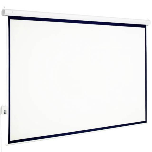 Jual Screen Projector 70" Motorized / Layar Proyektor 70 Inch Elektrik ...