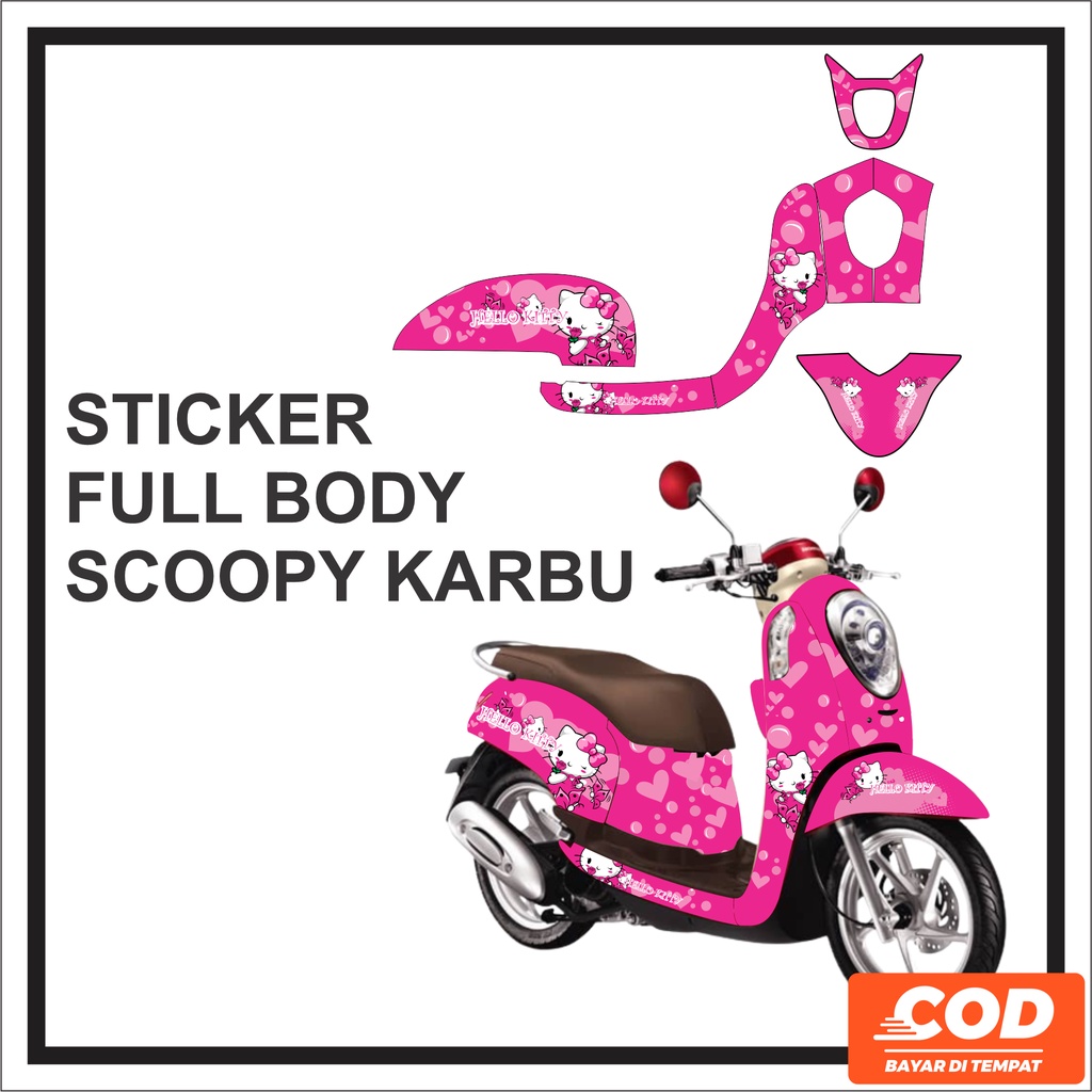 Jual Stiker Sticker Motor SCOOPY Decal Body Scoopy Striping Scopy 2014 ...