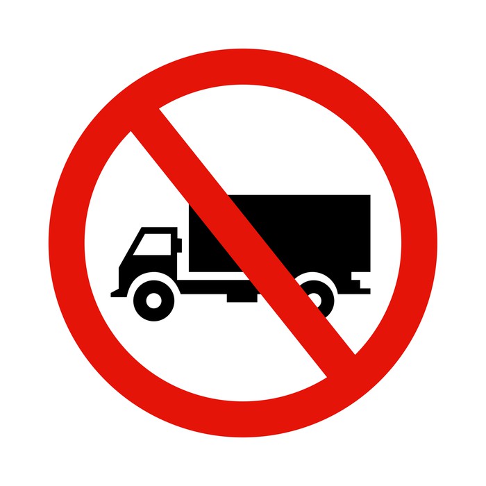 Jual RAMBU TRUK DILARANG MASUK Plat Aluminium Lingkaran 60 cm | Shopee ...