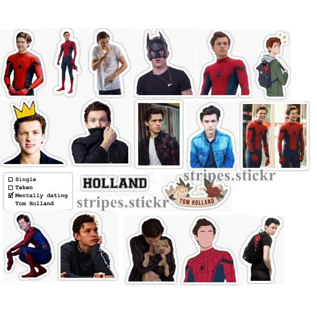 Jual Tom Holland sticker pack | Shopee Indonesia