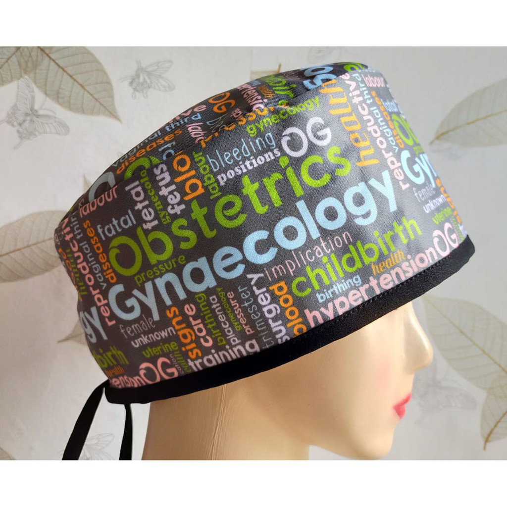 Jual Head Cap /Topi Medis / Scrub Hat / Surgical Cap / Obstetrics ...
