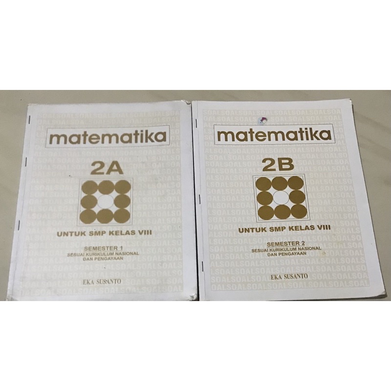 Jual MATEMATIKA penabur SMP EKSUS 2A/2B Eka susanto | buku SMP PENABUR ...