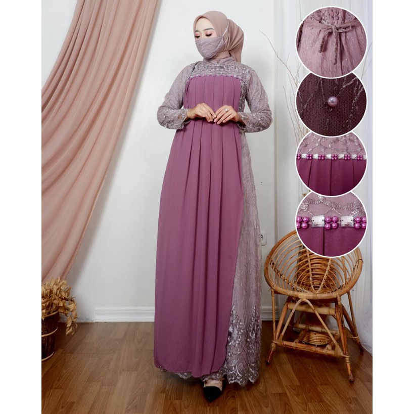 Jual WILI MUSLIM / GAMIS MANDALIKA DJ TULLE BORDIR PREMIUM TERBARU 2022 ...