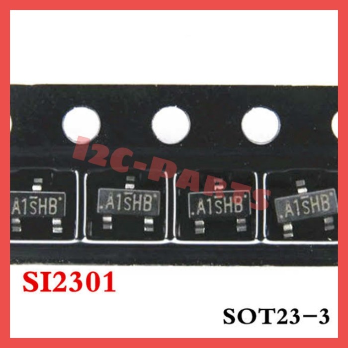 Jual SI2301 A1SHB 20V 2.8A P-Channel Mosfet Diode SI2301DS 2301 SOT-23 SMD | Shopee Indonesia