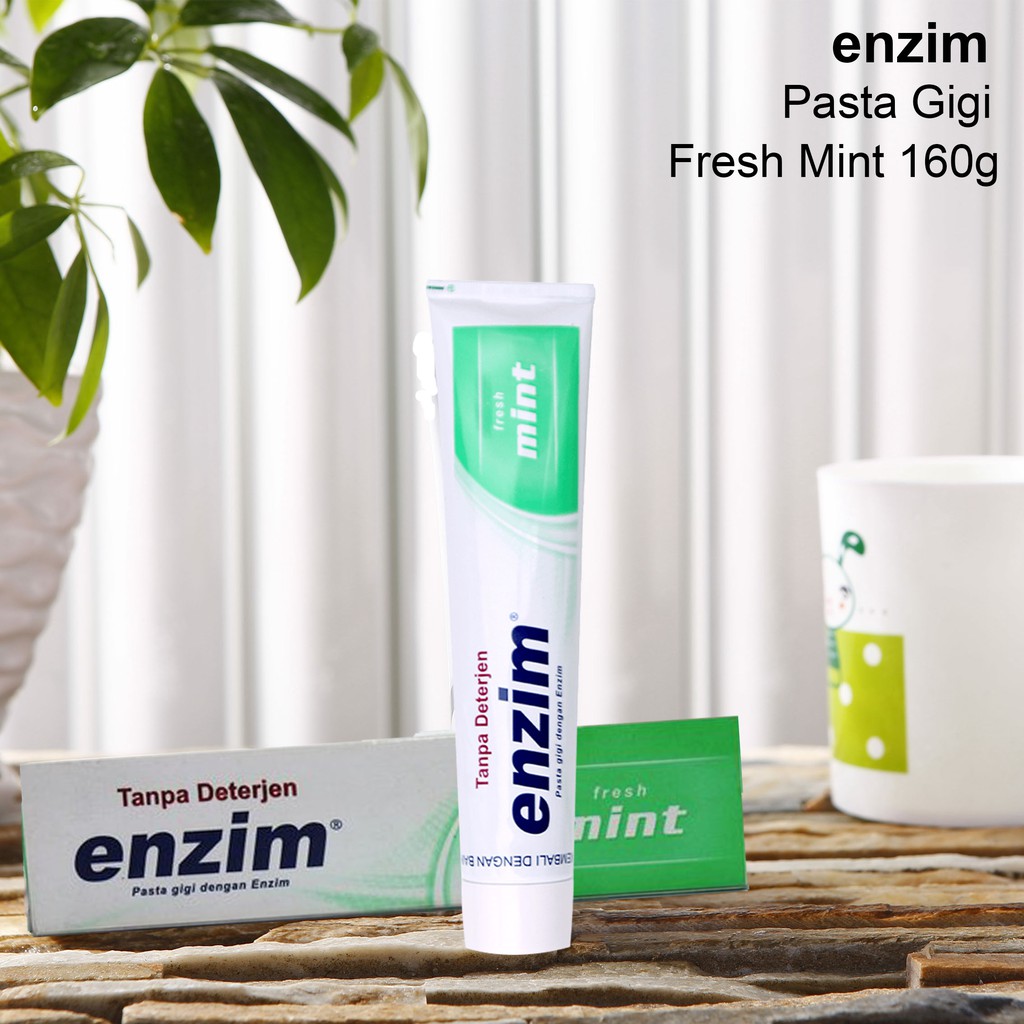 Jual Enzim / Pasta Gigi / Fresh Mint / 160g / 63g | Shopee Indonesia