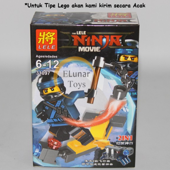 Jual Mainan Block LELE Minifigure Edisi Ninja The Movie | Shopee Indonesia
