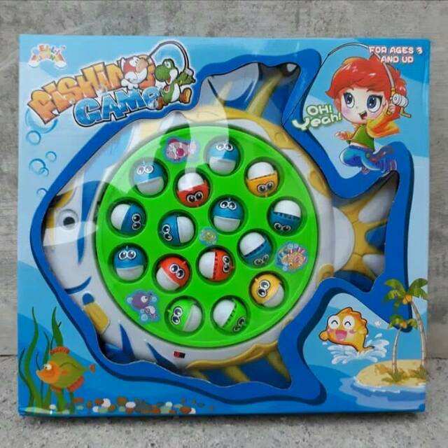 Jual MAINAN PANCING IKAN LUCU EDUKASI - FISHING GAME - ALAT EDUKATIF ...