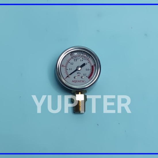Jual Manometer / Pressure Gauge 0,7 MPa 100 Psi Drat 1/4 | Shopee Indonesia