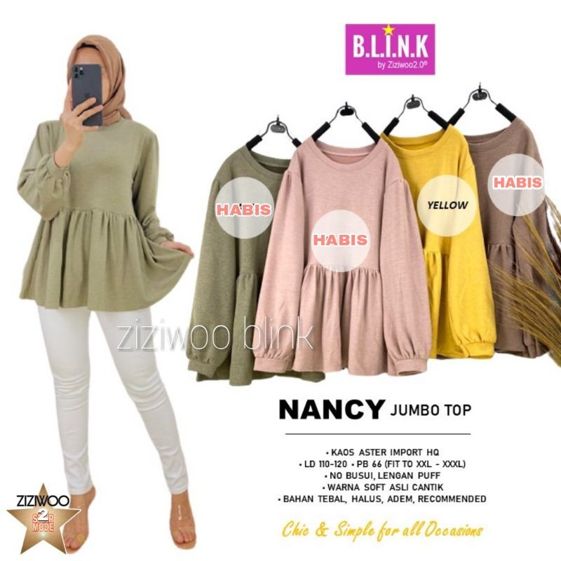 Jual NANCY jumbo top B.L.I.N.K by Ziziwoo'2 | Shopee Indonesia