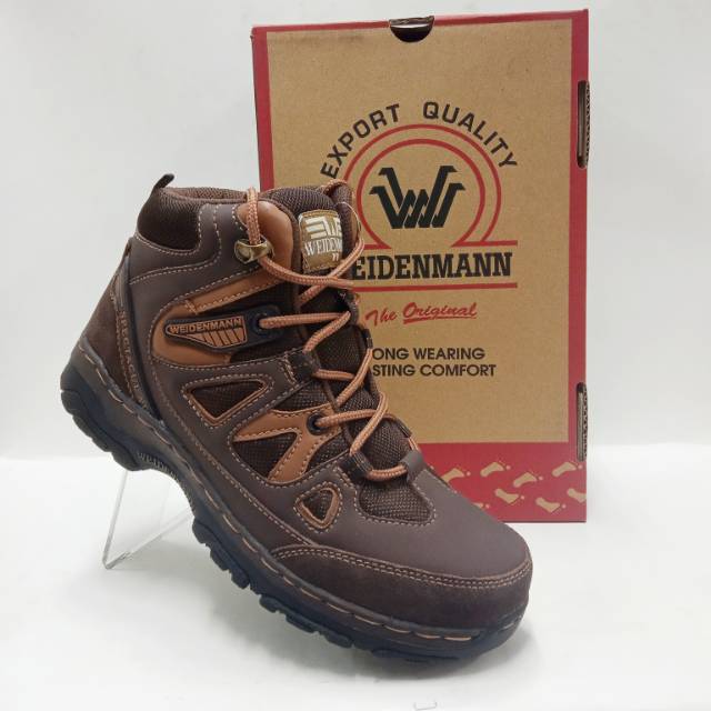 Jual Sepatu Gunung Weidenmann Stinger B 01 Coklat original | Shopee ...