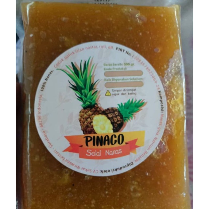 Jual Pinaco Selai Nanas Nastar 500g ED 04.2023 | Shopee Indonesia