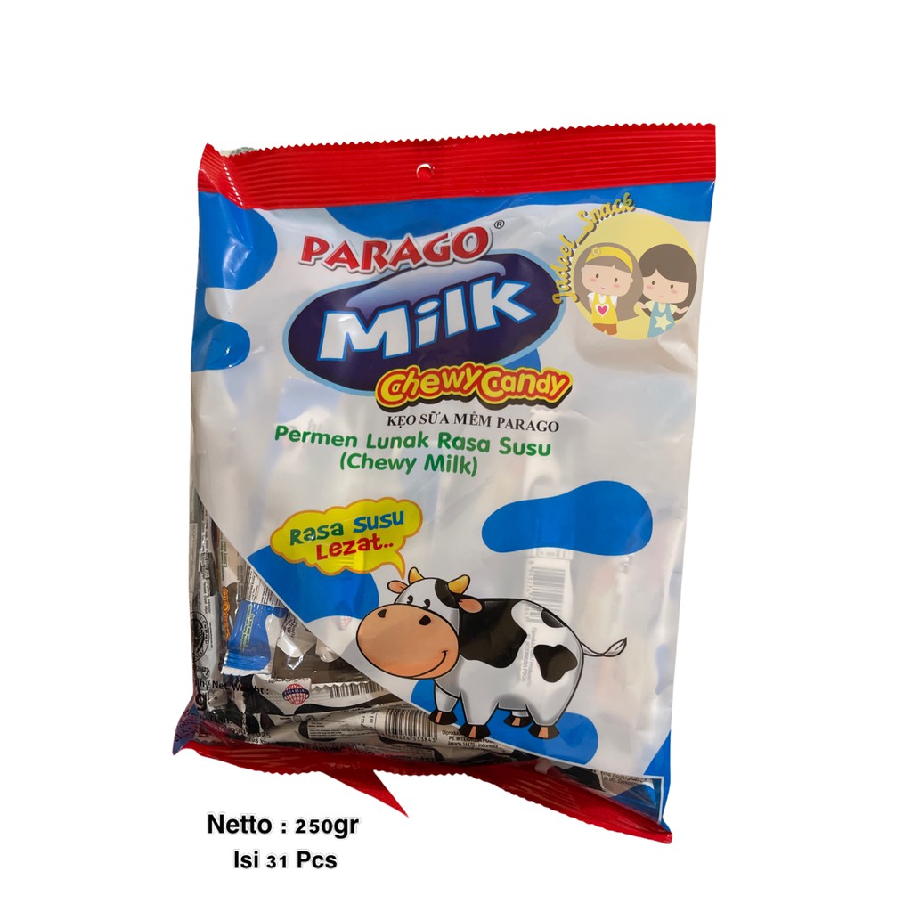 Jual Permen Parago Milk Chewy Candy 250 gr by Jadoel_Snack | Shopee ...