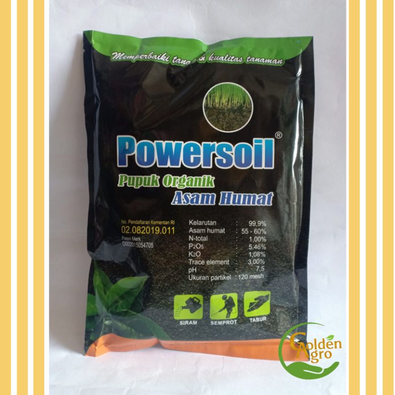 Jual POWERSOIL 500GR GRAM PUPUK ORGANIK ASAM HUMAT | Shopee Indonesia