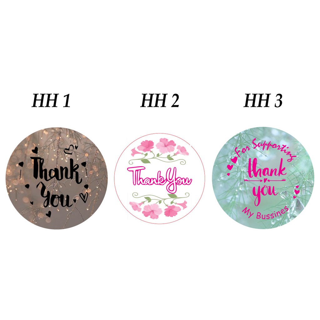 Jual STIKER LABEL THANK YOU KEKINIAN harga terjangkau | Shopee Indonesia