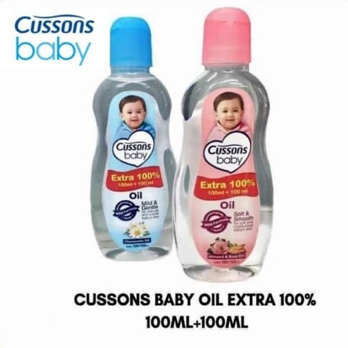 Jual Cussons Baby Oil 100+100ml / 50ml+50ml | Shopee Indonesia