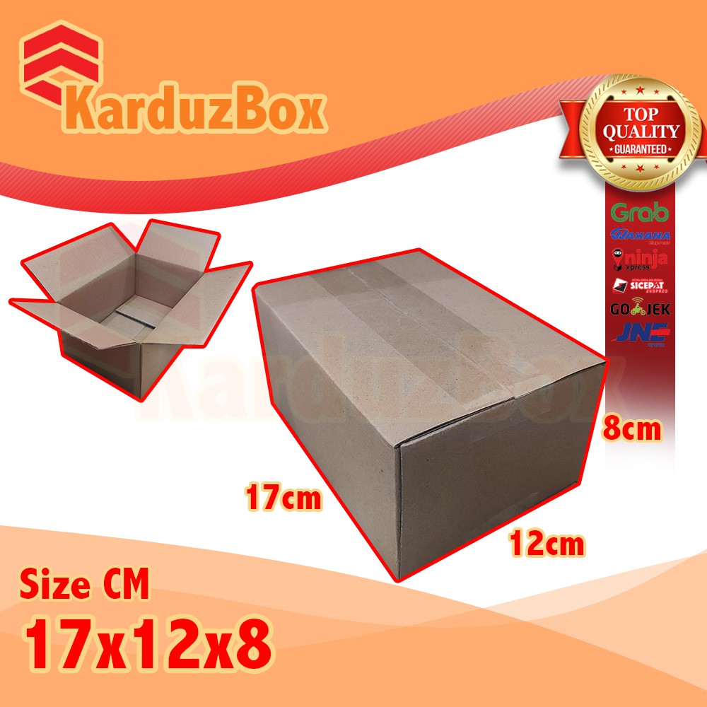 Jual 17x12x8 kardus box packaging POLOS BARU | Shopee Indonesia