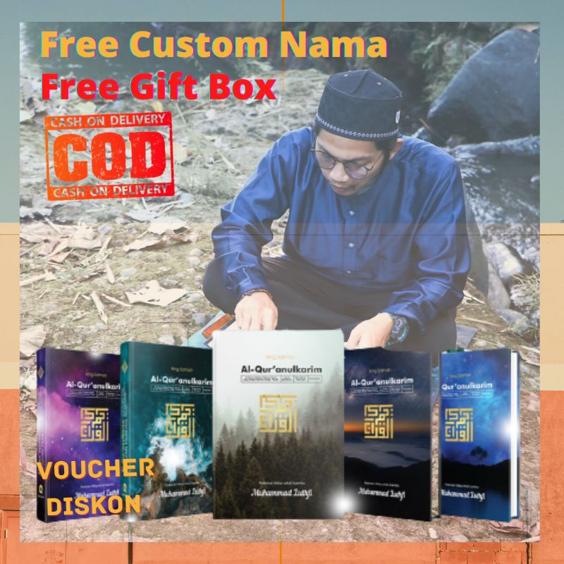 Jual AL QURAN KING SALMAN CUSTOM NAMA COVER NATURE EDITION ALAM A5 KADO ...