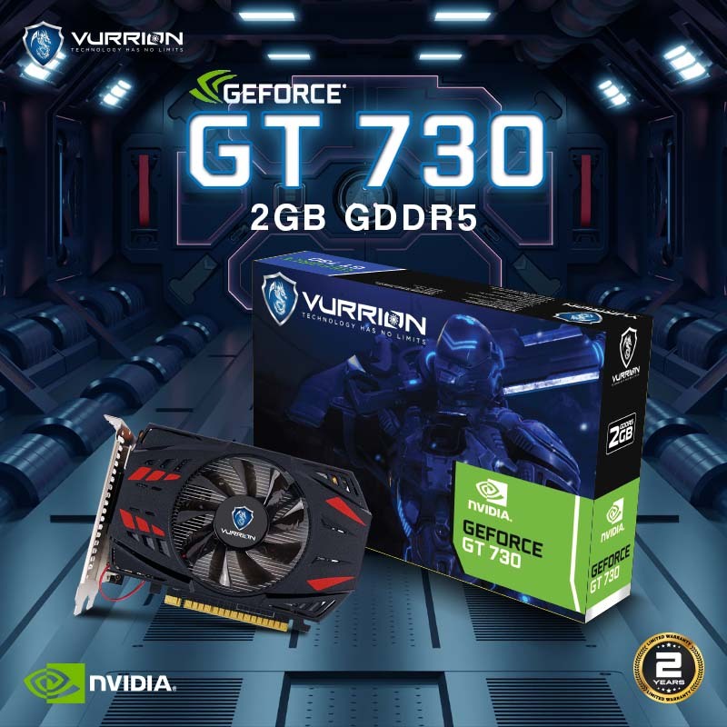 Jual VGA Card GT 730 2GB / 4GB GDDR5 64Bit Vurrion Geforce Nvidia GPU GT730 Garansi Resmi 2 ...