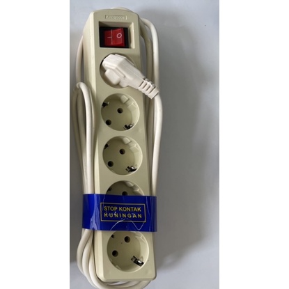Jual Stop kontak colokan olor kabel 3 / 5 meter pakai saklar | Shopee ...
