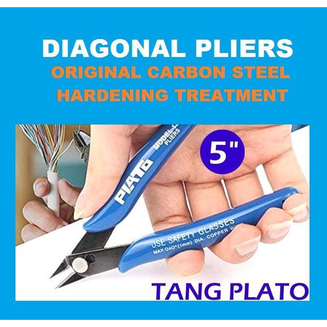 Jual Tang Plato 5 Inch Plier Wire Cutter Kawat Vapor Kantal N Kaki ...
