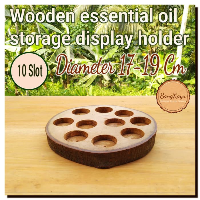 Jual SangKayu Essentials Oil Display Rack 17-19 Rak Minyak Aromatherapi ...