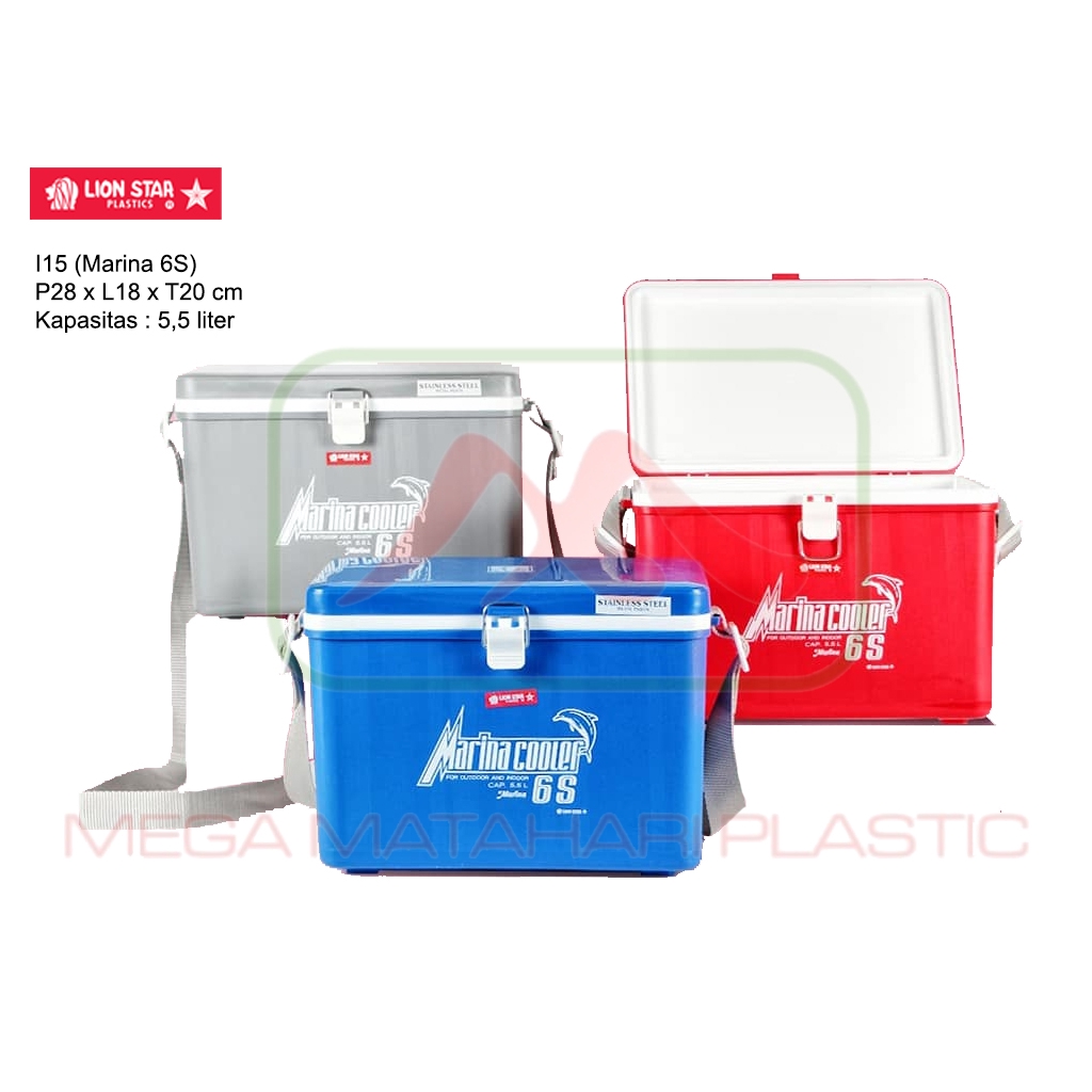 Jual Marina Cool Box / Cooler Box 6 S LionStar (5,5 Ltr) | Shopee Indonesia