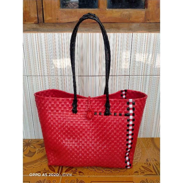Jual TAS JALI JUMBO/TAS ANYAMAN SIZE JUMBO | Shopee Indonesia
