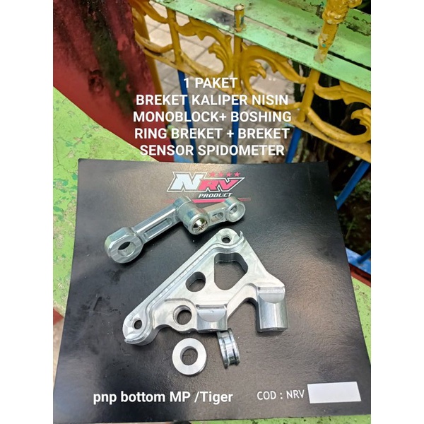 Jual BREKET KALIPER NISSIN MONOBLOCK ALMUNIUM CNC SET BREKET SENSOR PNP ...