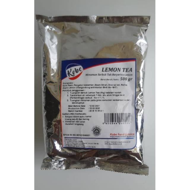 Jual Lemon Tea bubuk / serbuk 500gr by KOBE minuman nikmat | Shopee ...