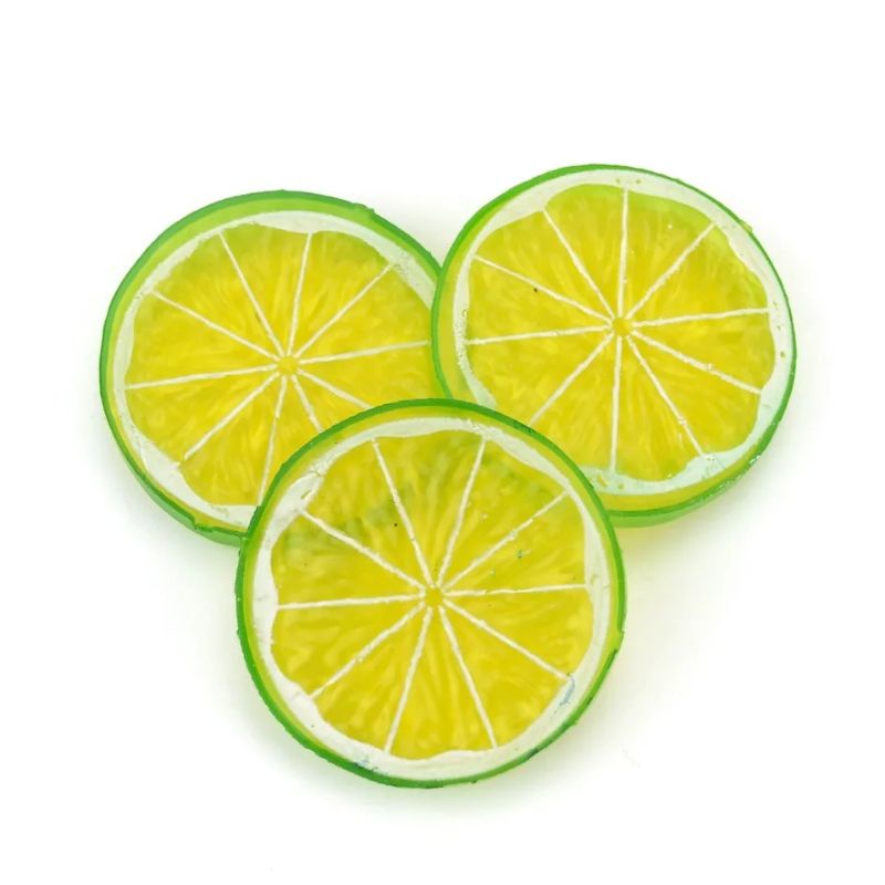 Jual Jeruk lemon slice lime slice potongan jeruk artificial lemon slice ...