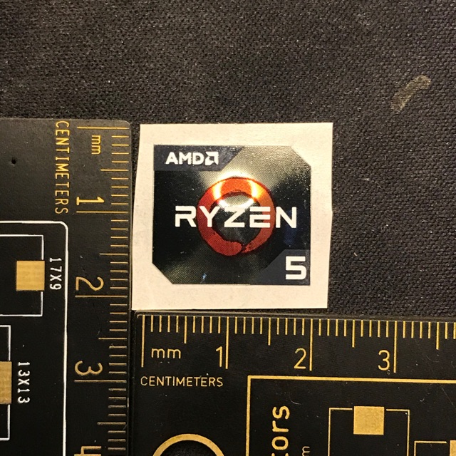 Jual Sticker stiker logo AMD Ryzen 5 tipe A | Shopee Indonesia