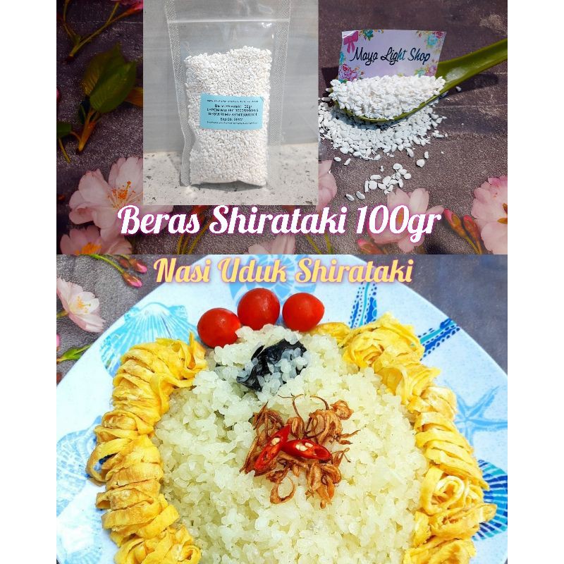 Jual Beras Shirataki rice 100gr menu diet sehat rendah kalori konnyaku ...