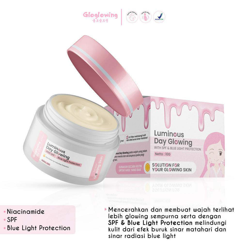 Jual GLOGLOWING Day + Night Cream Whitening | Shopee Indonesia