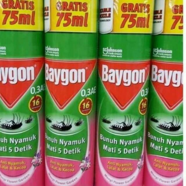 Jual Baygon semprot nyamuk 600+75ml | Shopee Indonesia