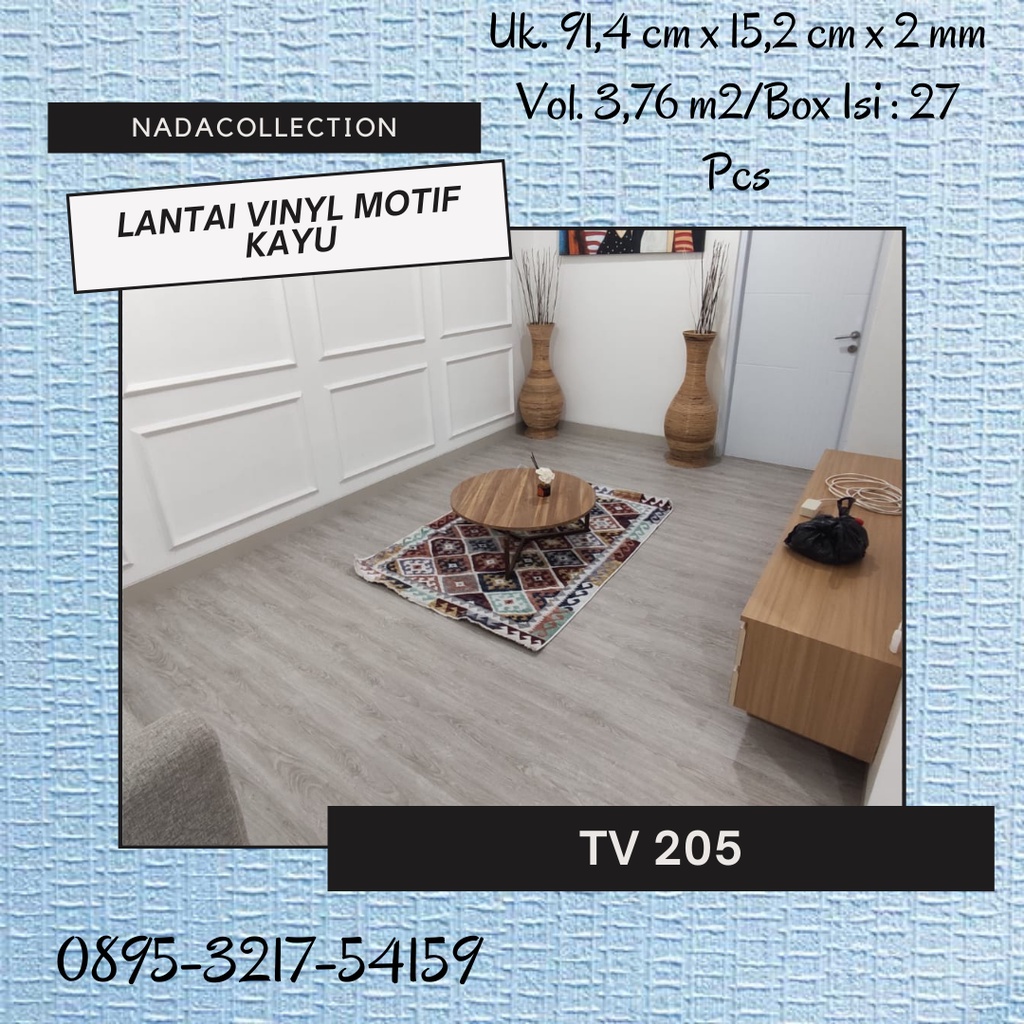 Jual Taco Vinyl Lantai Motif Kayu Tebal 2mm | Shopee Indonesia