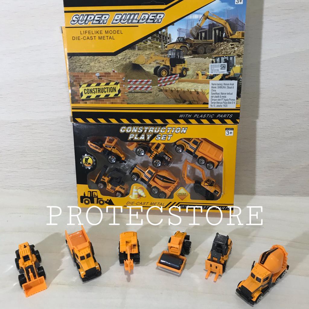 Jual MAINAN DIECAST SET EXCAVATOR KONTRUKSI MINIATUR | Shopee Indonesia