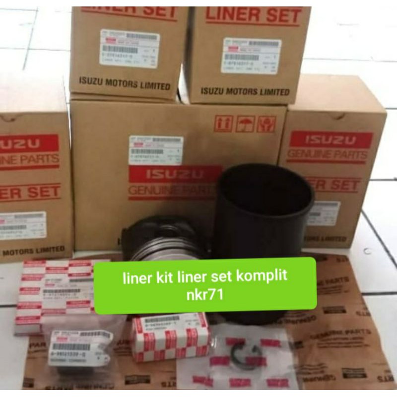 Jual liner kit liner set komplit NKR71 | Shopee Indonesia