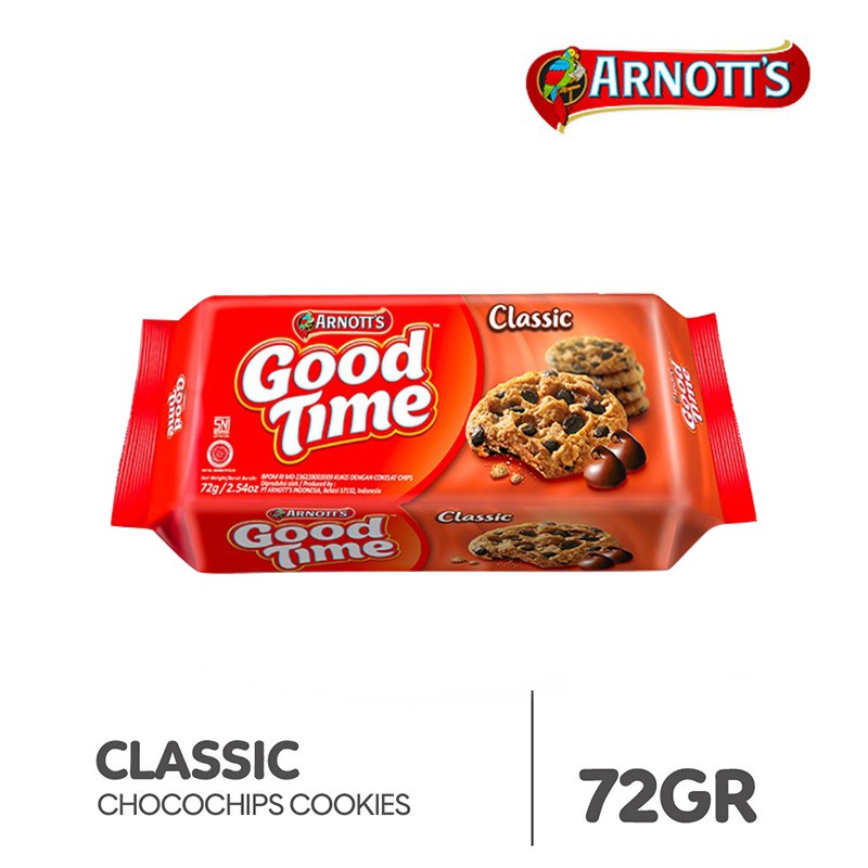 Jual GOOD TIME Rainbow / Double Chocolate / Classic Chocochips Cookies ...