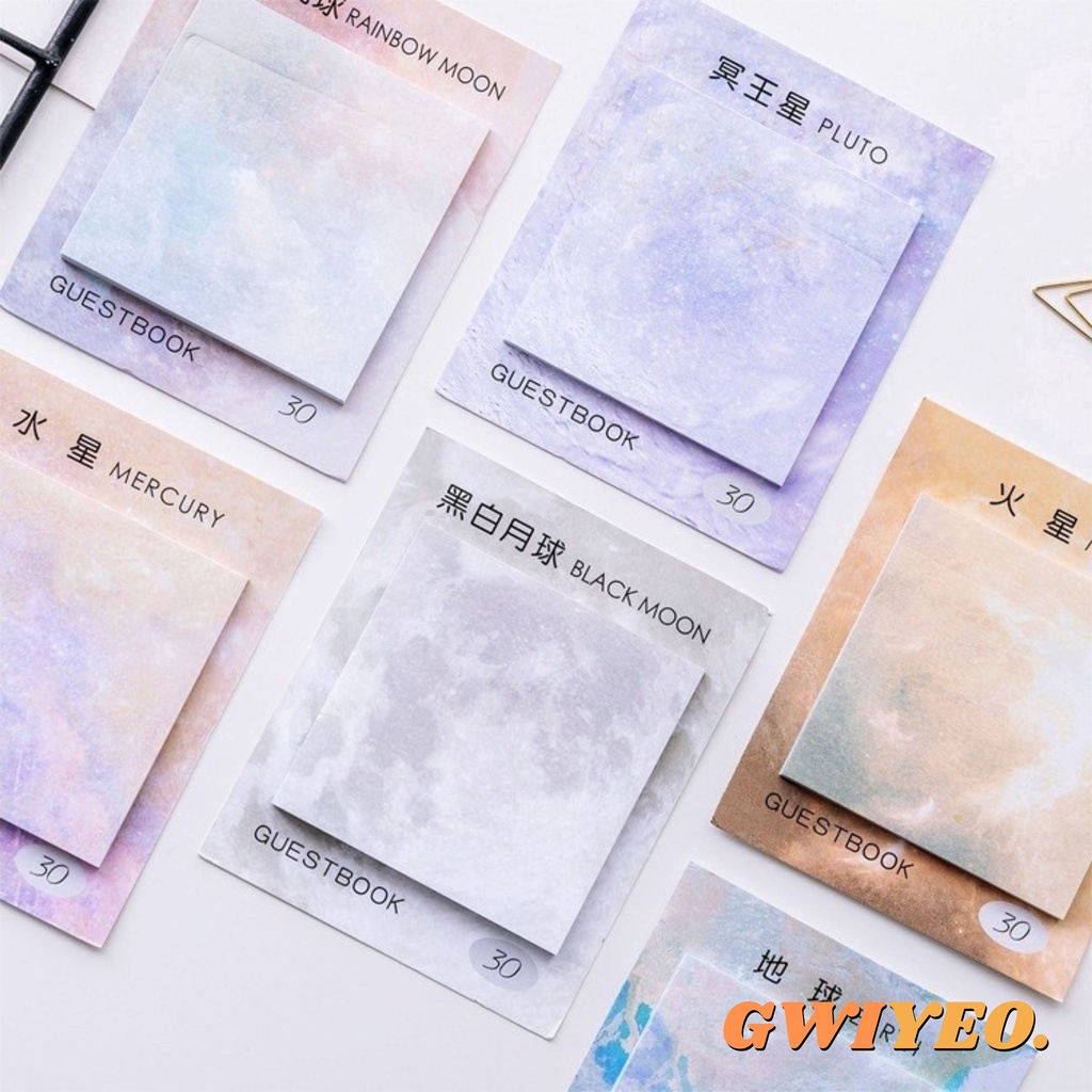 Jual Sticky Notes Rainbow Aesthetic Macaron Galaxy Notepad | Shopee ...