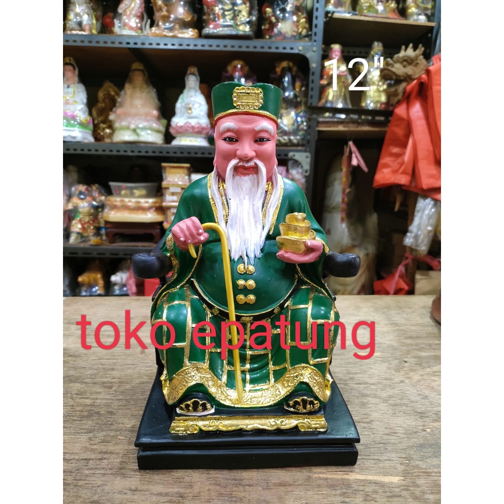 Jual patung datuk / natuk / pak haji fiber - 12 inch - Hijau | Shopee ...